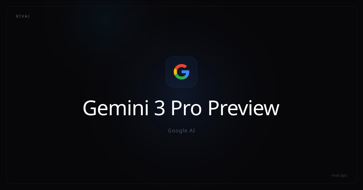 Gemini 3 Pro Preview (Google AI) | Pricing, Benchmarks & Real Outputs
