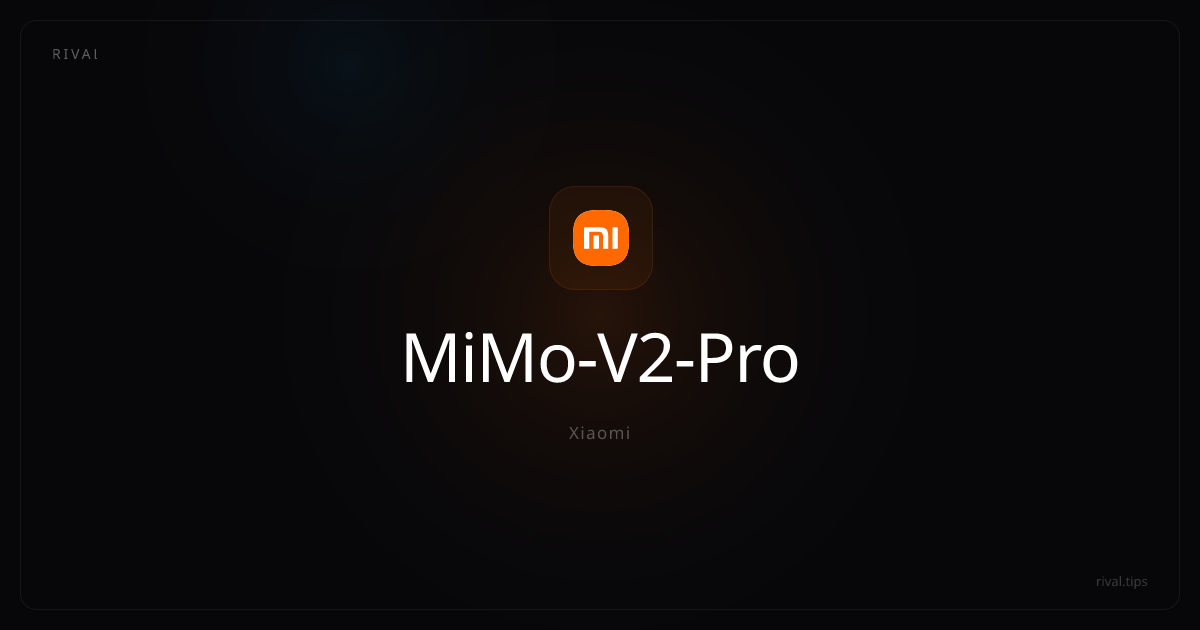 MiMo-V2-Pro (Xiaomi) | Pricing, Benchmarks & Real Outputs